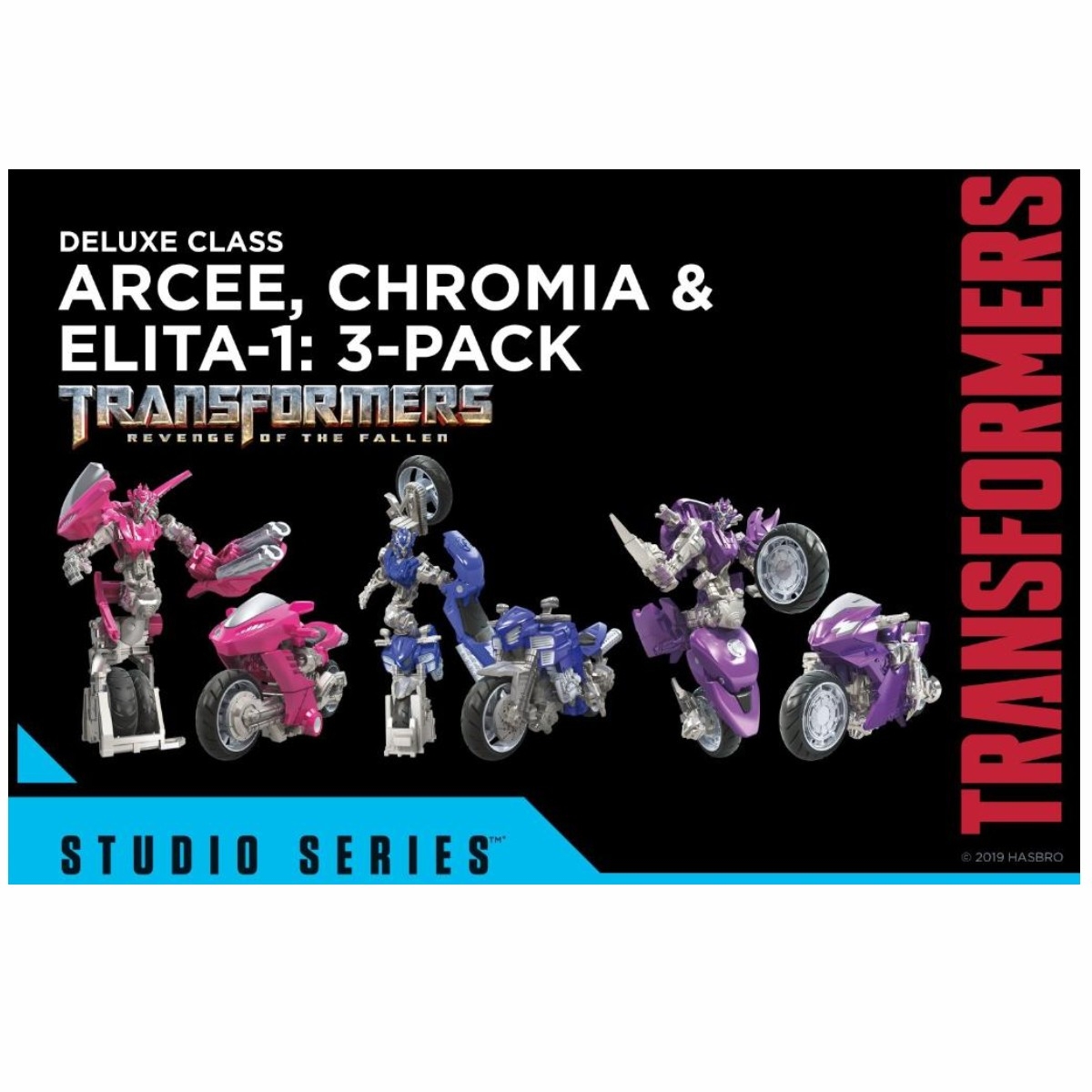 Transformers Studio Series Deluxe Arcee, Chromia & Elita 1 3 Pack ...