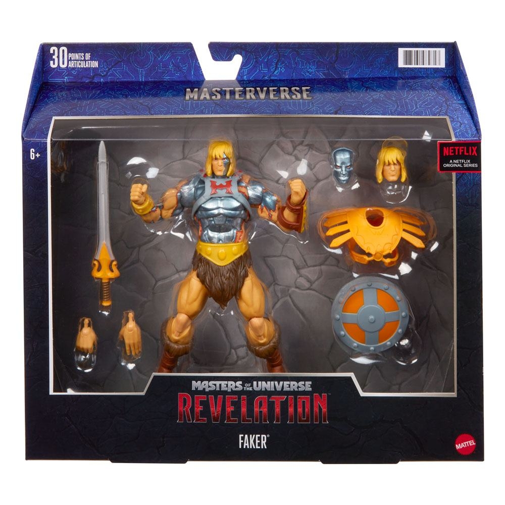 Masters of the Universe Revelation Masterverse Faker Deluxe Action ...