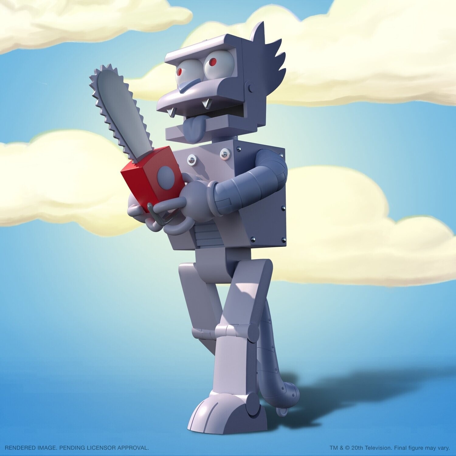 Super7 The Simpsons Ultimates Wave 1 Robot Scratchy Action Figure ...