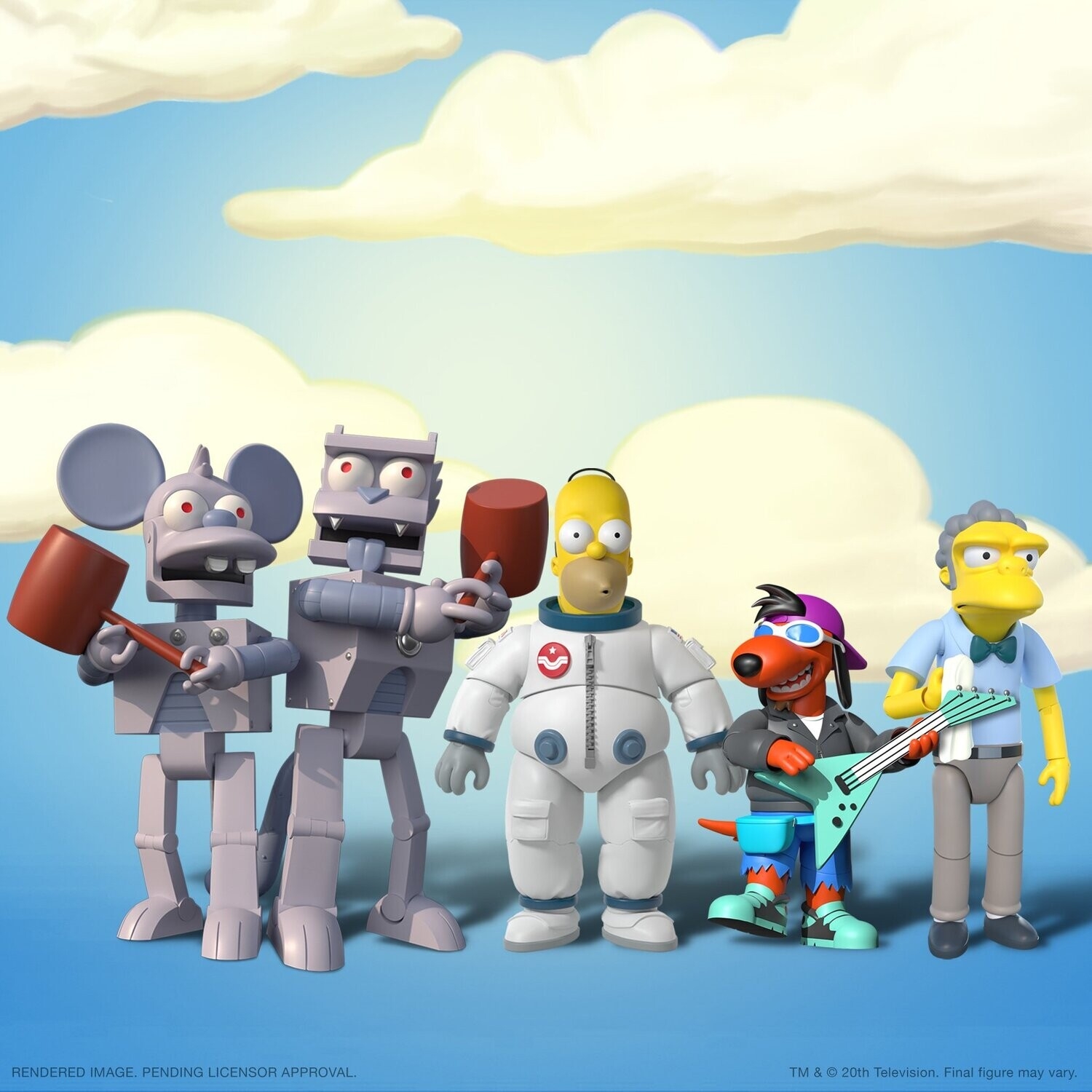 Super7 The Simpsons Ultimates Wave 1 Set of 5 – Kapow Toys