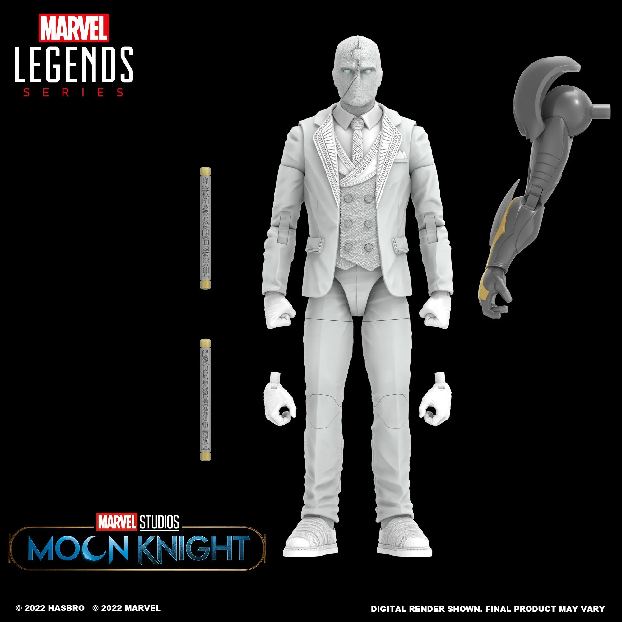 Marvel Legends Moon Knight Mr Knight Action Figure – Kapow Toys