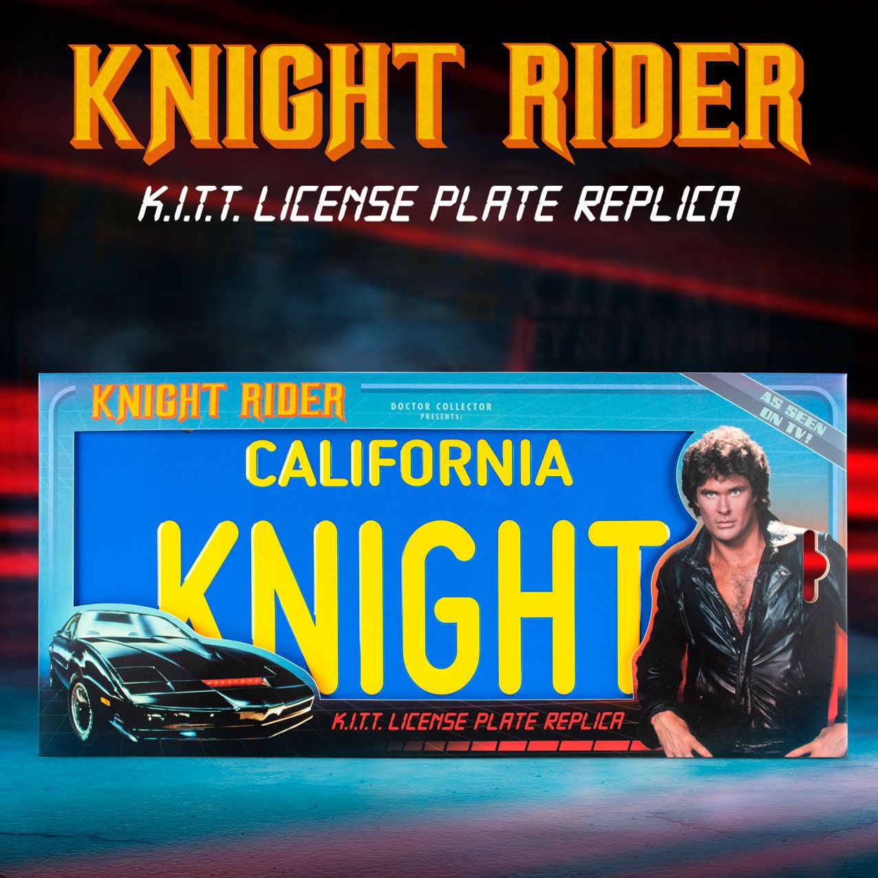 Knight Rider K.I.T.T Replica Number Plate ( Dr Collector ) – Kapow Toys