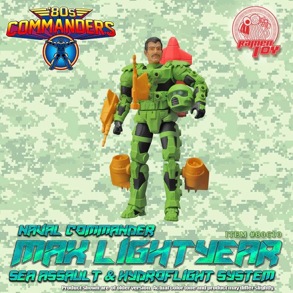 80s Commander Max Lightyear ( Naval Commander ) and Hydroflight – Kapow ...