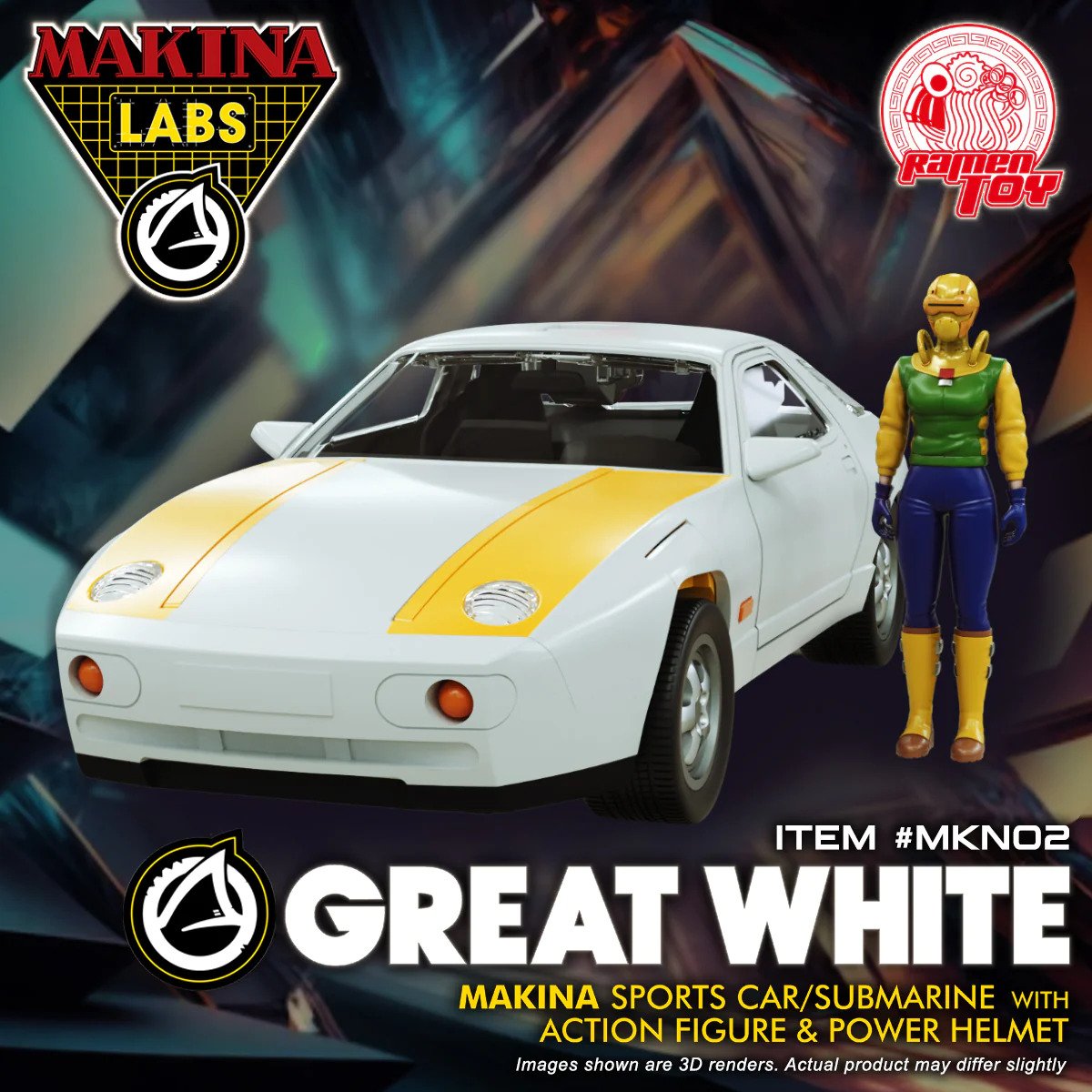 Ramen Toy Makina Labs Great White – Kapow Toys