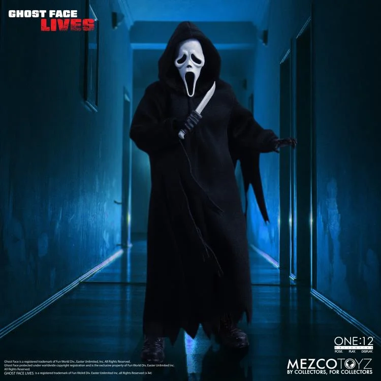 Ghost Face Lives Mezco One:12 Collective Ghost Face Action Figure ...