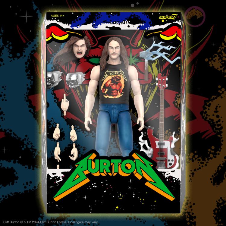 Super7 Ultimates Cliff Burton ( Superhero Poster ) Action Figure ...