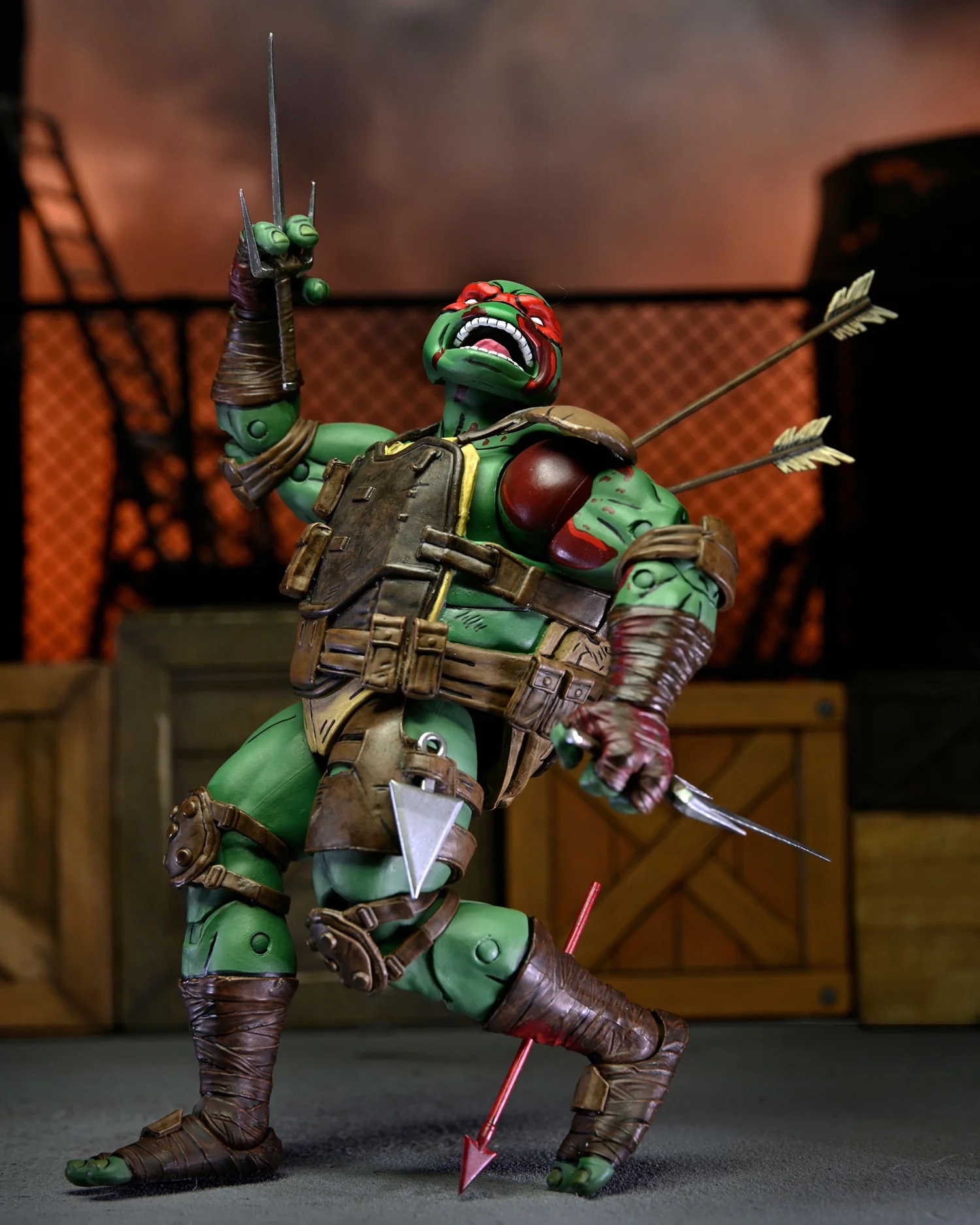 NECA Teenage Mutant Ninja Turtles The Last Ronin First to Fall Raphael ...