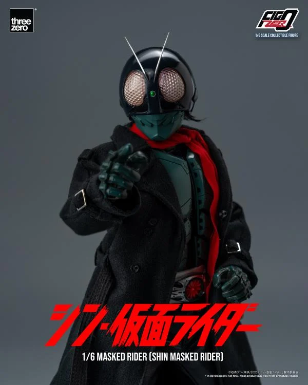 Threezero Shin Kamen Rider FigZero Kamen Rider 1/6 Scale Figure – Kapow ...