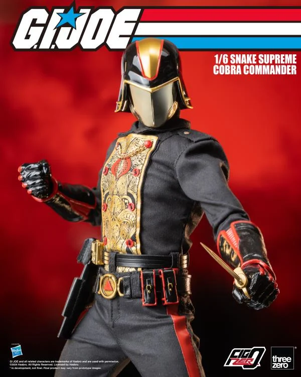 Threezero G.I. Joe FigZero Snake Supreme Cobra Commander Exclusive ...