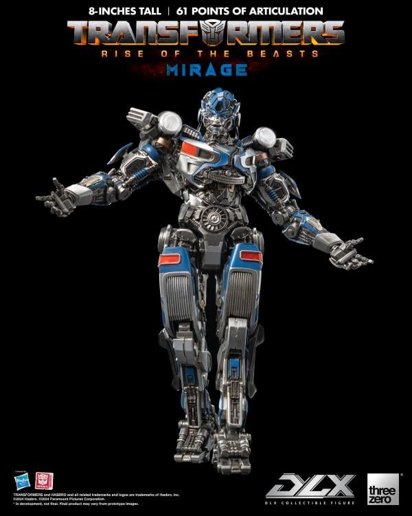 Threezero Transformers Rise of the Beast DLX Mirage and Noah Diaz ...