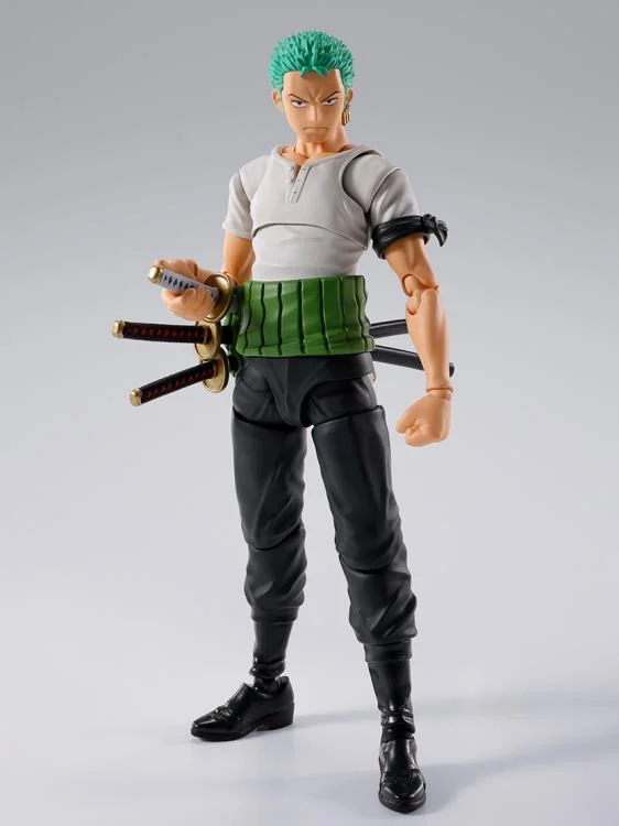 One Piece S.H.Figuarts Roronoa Zoro ( Romance Dawn ) Action Figure – Kapow Toys