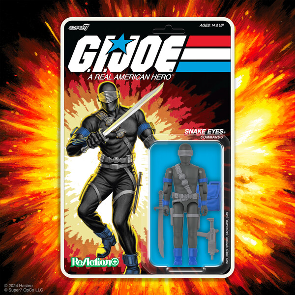 Super7 G.I.Joe O-Ring Snake Eyes Commando Version – Kapow Toys