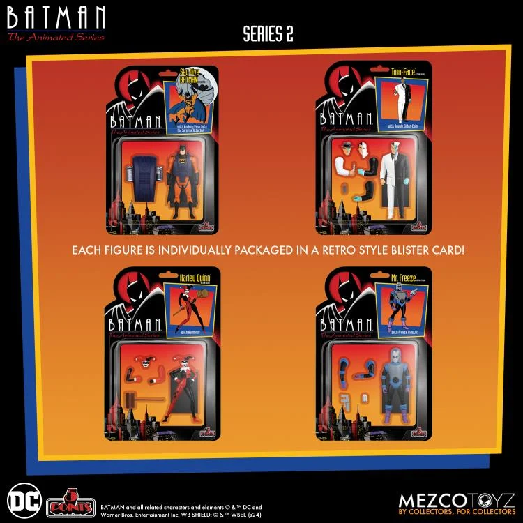 Mezco 5 Points Batman The Animated Series Wave 2 Deluxe Set of 4 ...