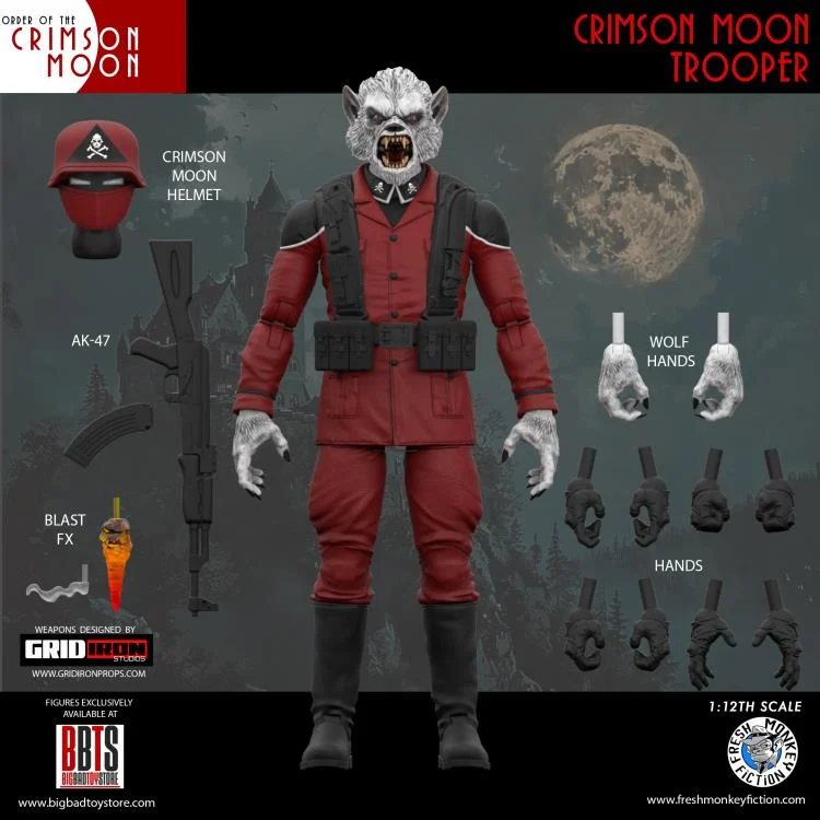 The Order of the Crimson Moon Crimson Moon Trooper 1/12 Scale Action ...