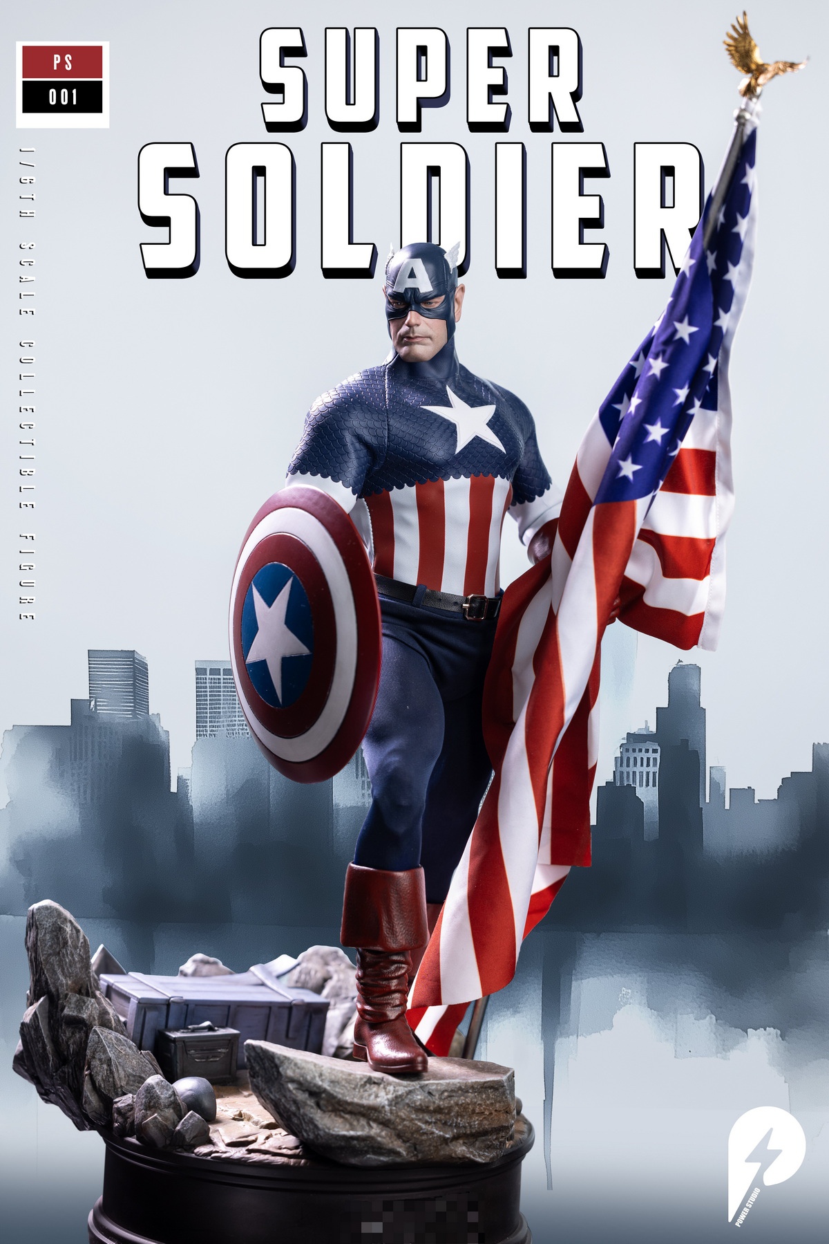 Power Studios PS001 Super Soldier 1/6 Scale Figure – Kapow Toys
