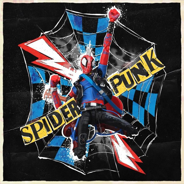 Sentinel SV Action Across the Spider-Verse Spider Punk Action Figure ...