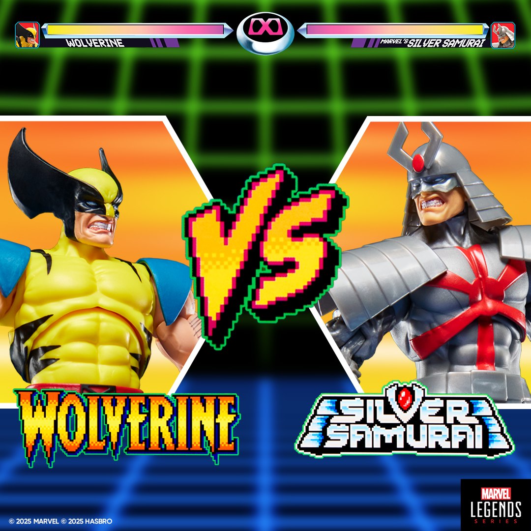 Marvel Legends Wolverine Vs Silver Samurai Gamerverse 2 Pack – Kapow Toys