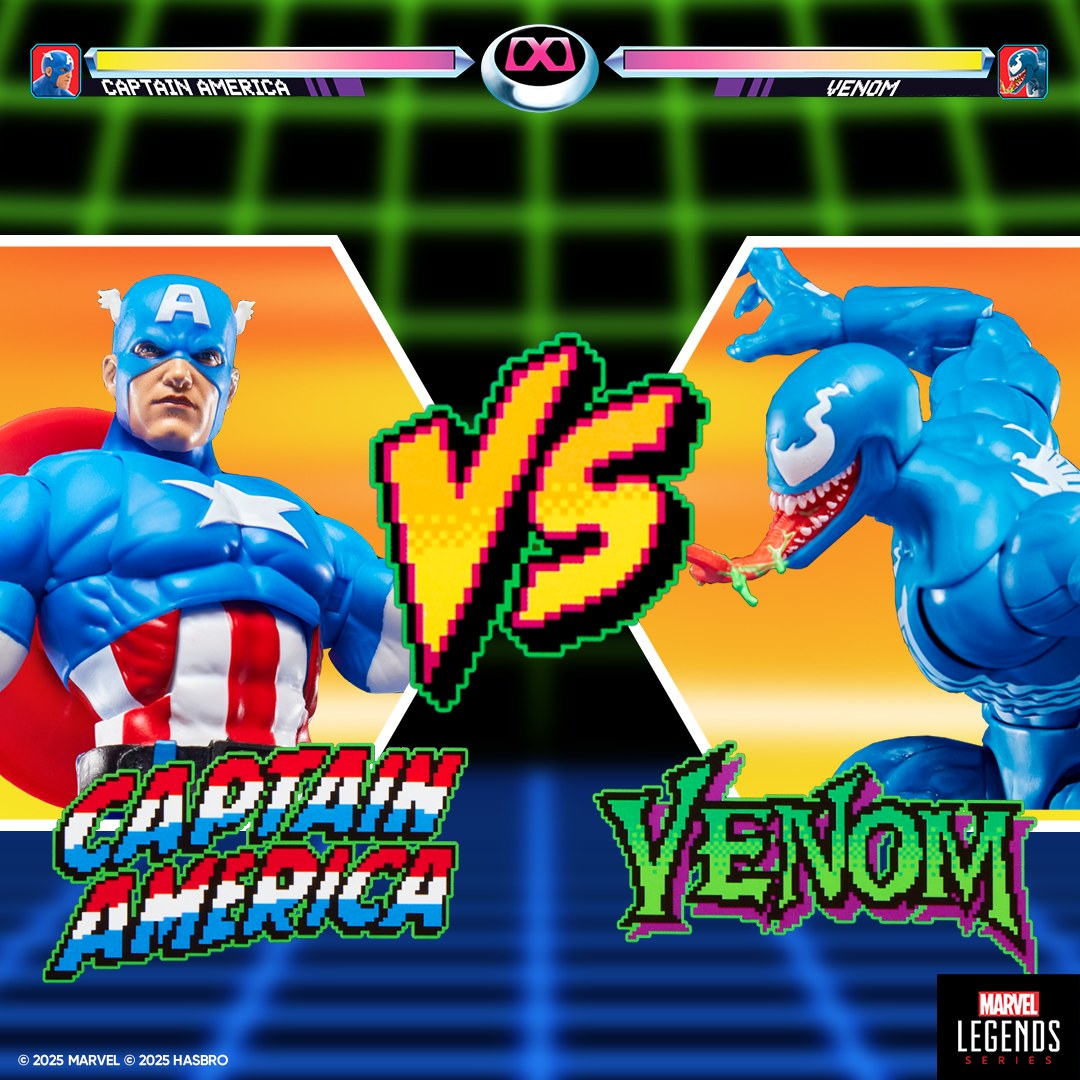 Marvel Legends Gamerverse Captain America Vs Venom 2 Pack – Kapow Toys