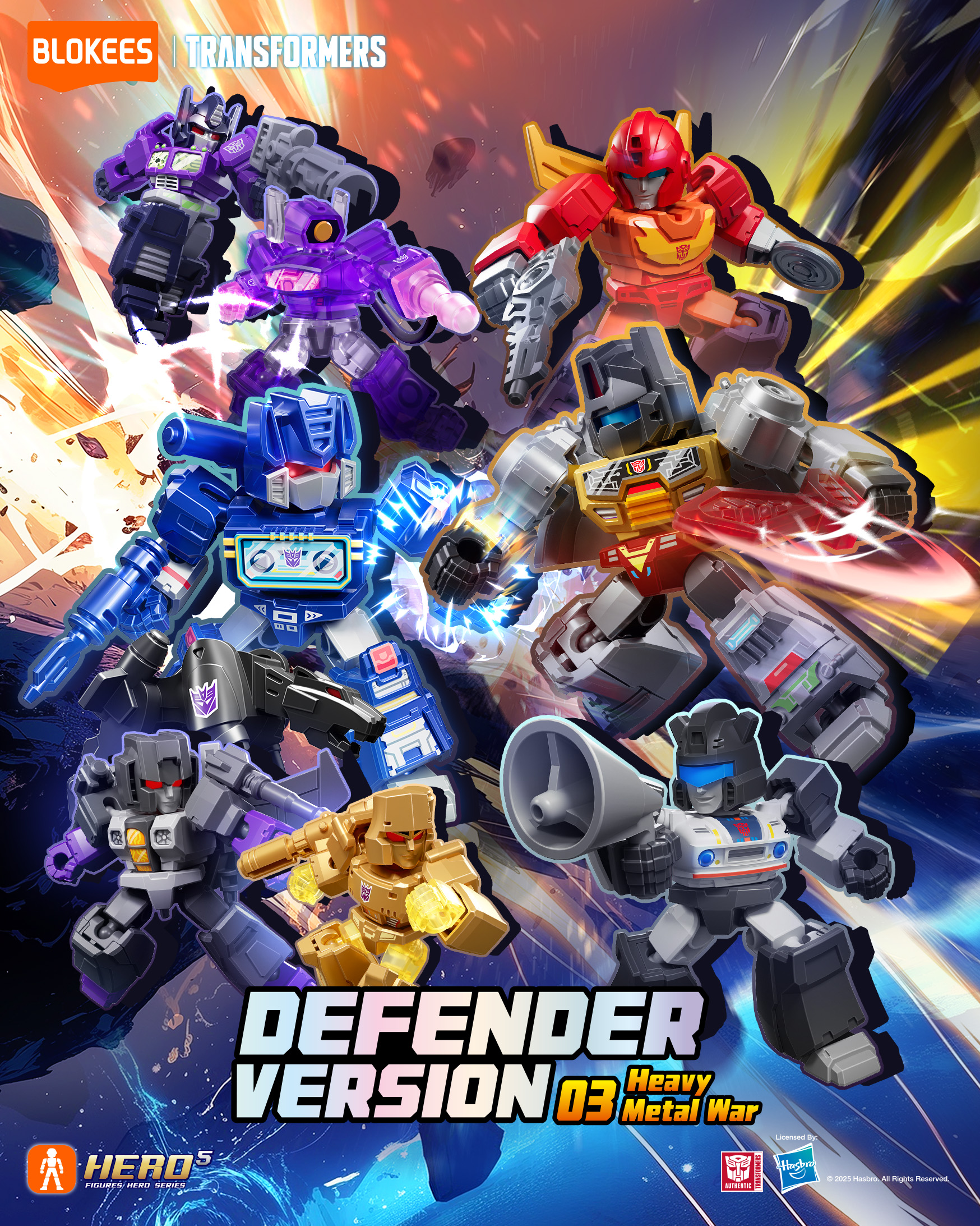 Blokees Transformers Galaxy Version Defender Wave 3 – Heavy Metal War ...