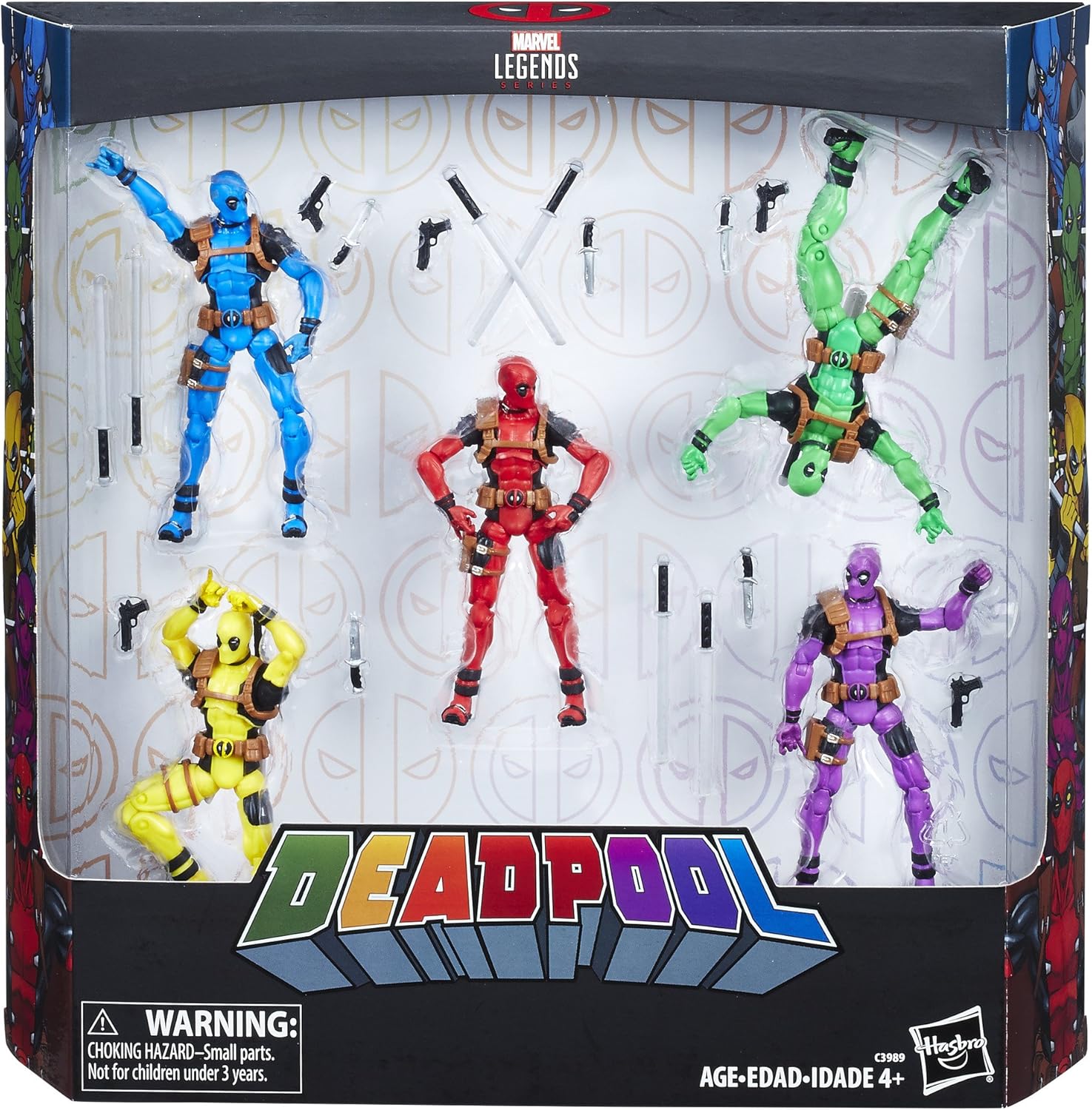 Marvel Universe Deadpool Rainbow Squad 5 Pack – Kapow Toys