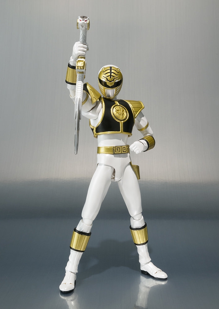 S.H.Figuarts Power Rangers White Ranger Action Figure – Kapow Toys