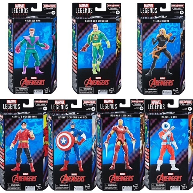 Marvel Legends Puff Adder BAF Wave Set of 7 – Kapow Toys
