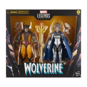 Wolverine 50th Anniversary Marvel Legends Wolverine and Lilandra 2 Pack ...