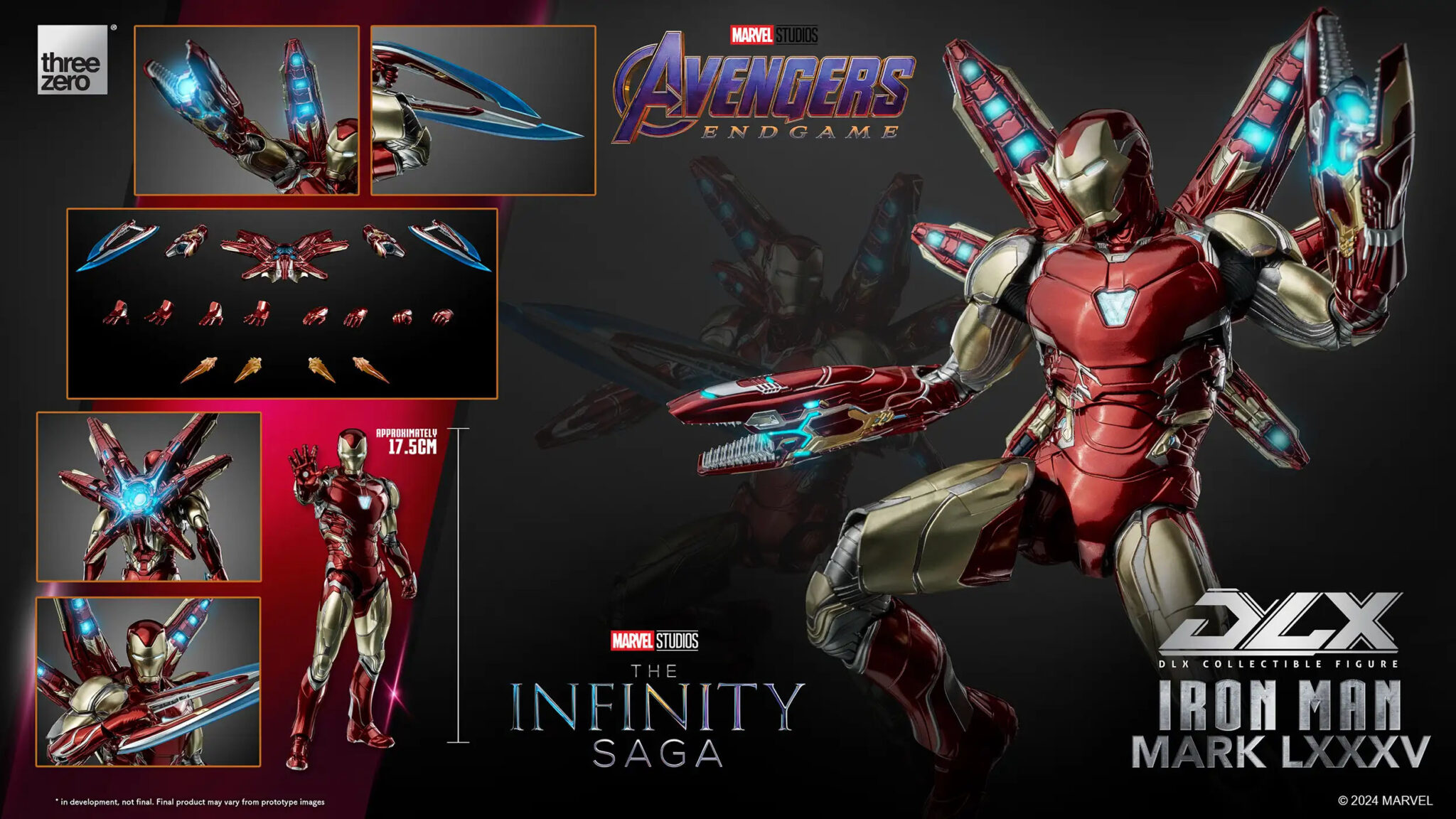 Threezero Avengers Infinity Saga DLX Iron Man Mark 85 Endgame – Kapow Toys