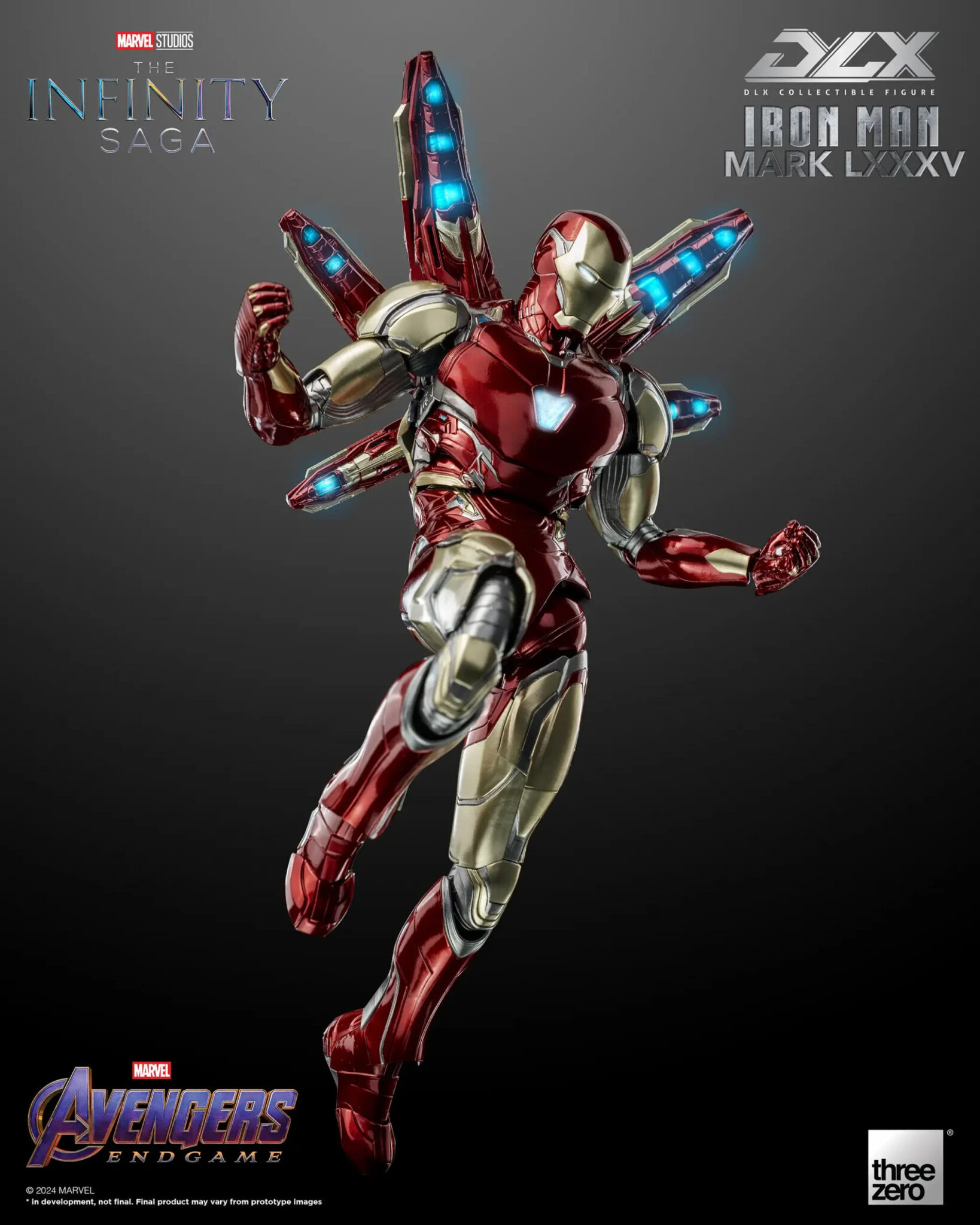 Threezero Avengers Infinity Saga DLX Iron Man Mark 85 Endgame – Kapow Toys