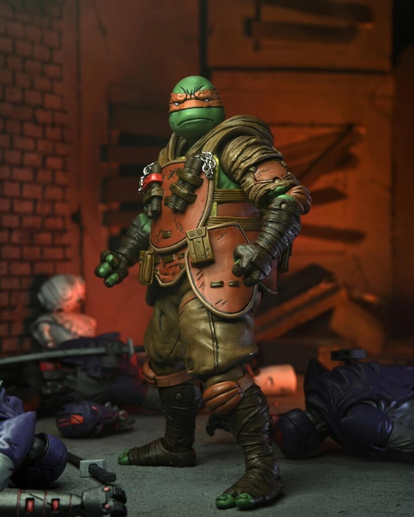 NECA Teenage Mutant Ninja Turtles The Last Ronin Flashback Michelangelo ...