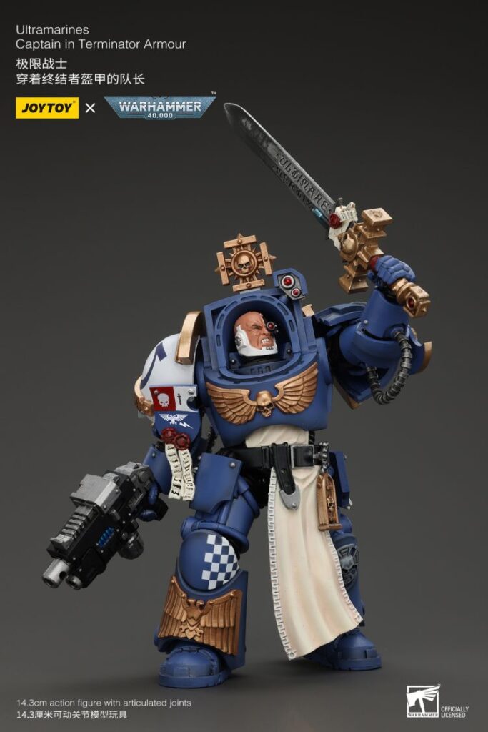 Joytoy Warhammer 40K Ultramarines Captain in Terminator Armour 14cm ...