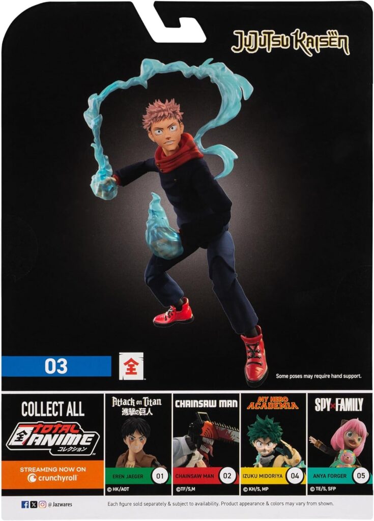 Total Anime Jujutsu Kaisen Yuji Idatori Action Figure – Kapow Toys