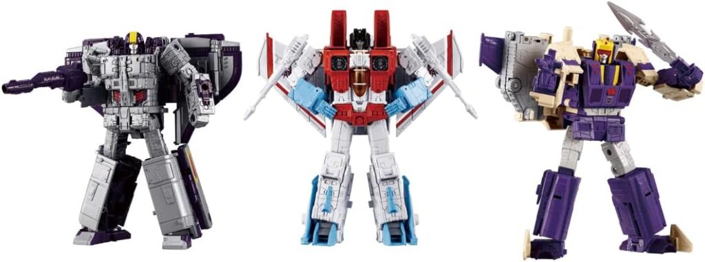 Transformers Dramatic Capture Triple Takeover 3 Pack – Kapow Toys
