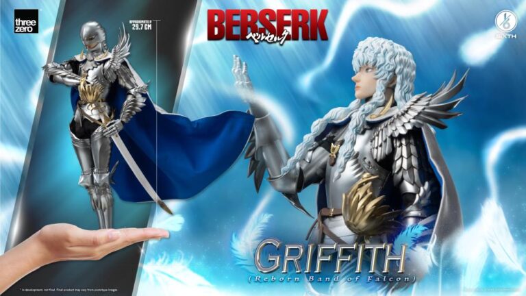 Threezero Berserk Griffith ( Reborn Band of Falcon Vers ) 1/6th Scale ...