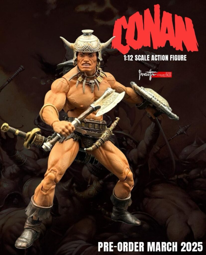 Frazetta Girls Conan The Barbarian ICON Collectibles 1/12 Scale Action ...