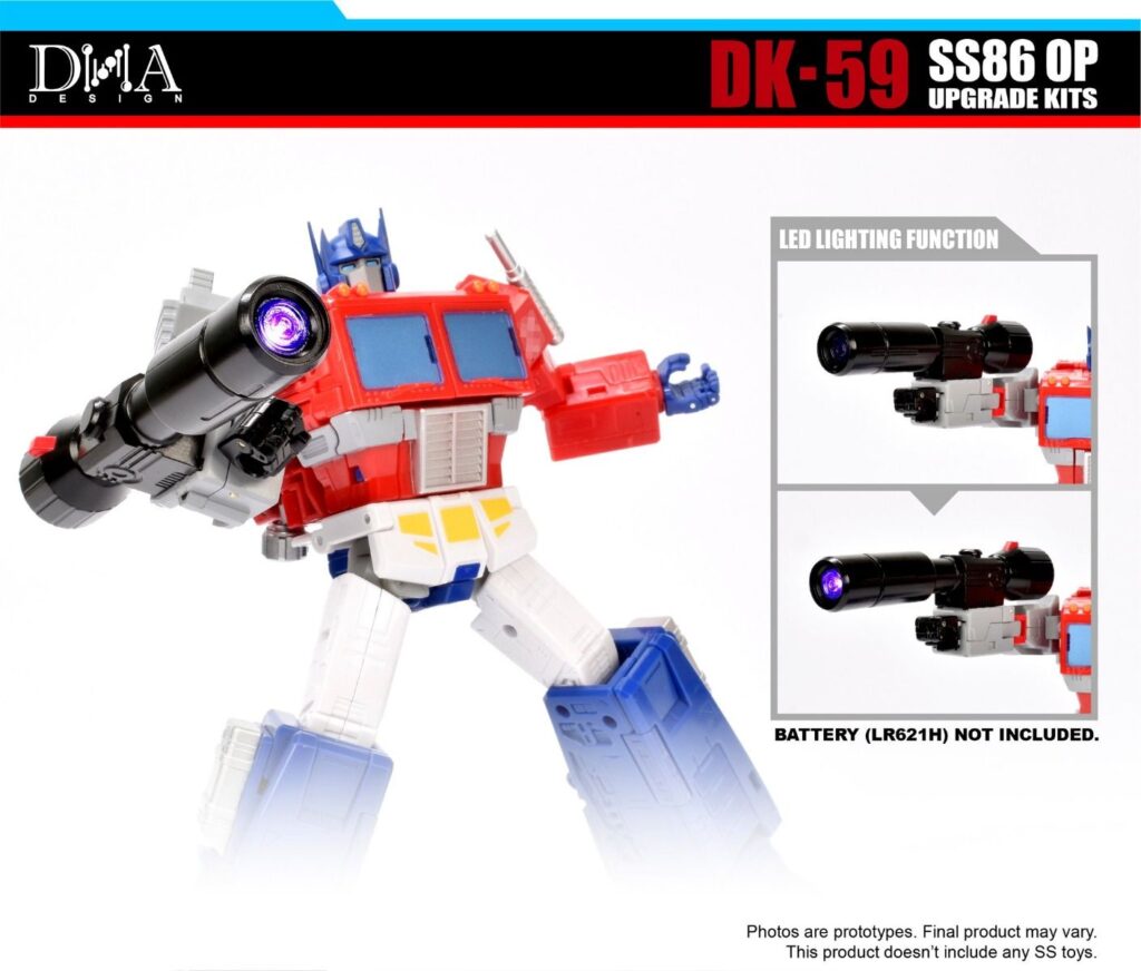 DNA Design DK-59 Studio Series 86 Optimus Prime Upgrade Kit – Kapow Toys