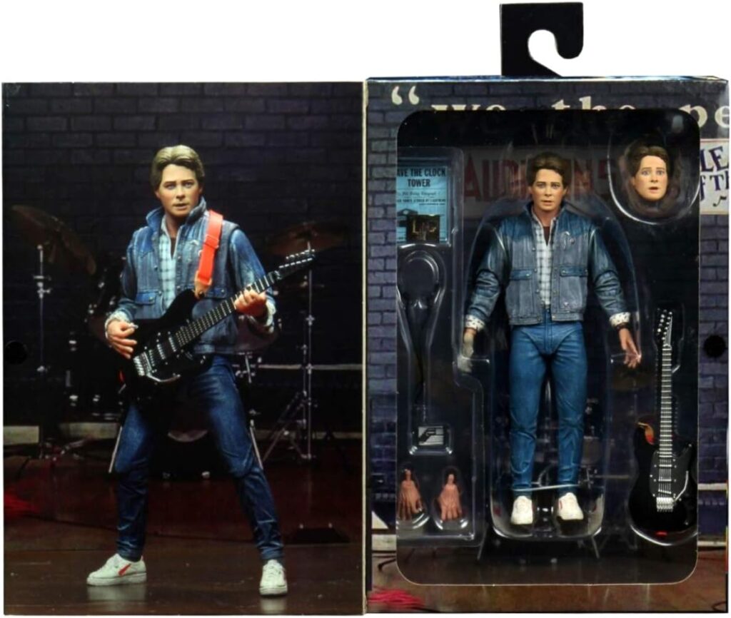 NECA Back to the Future Marty McFly Band Audition Action Figure – Kapow ...